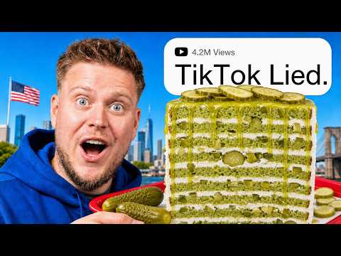 Ich habe bizarres virales Essen in Amerika getestet