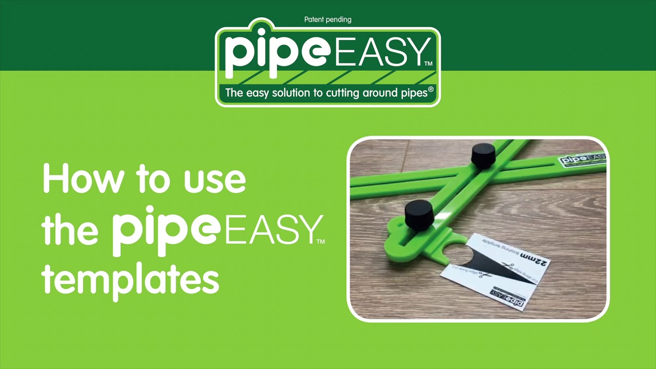 HOW TO USE THE pipeEASY TOOL WITH THE pipeEASY FINISHING TEMPLATES ...