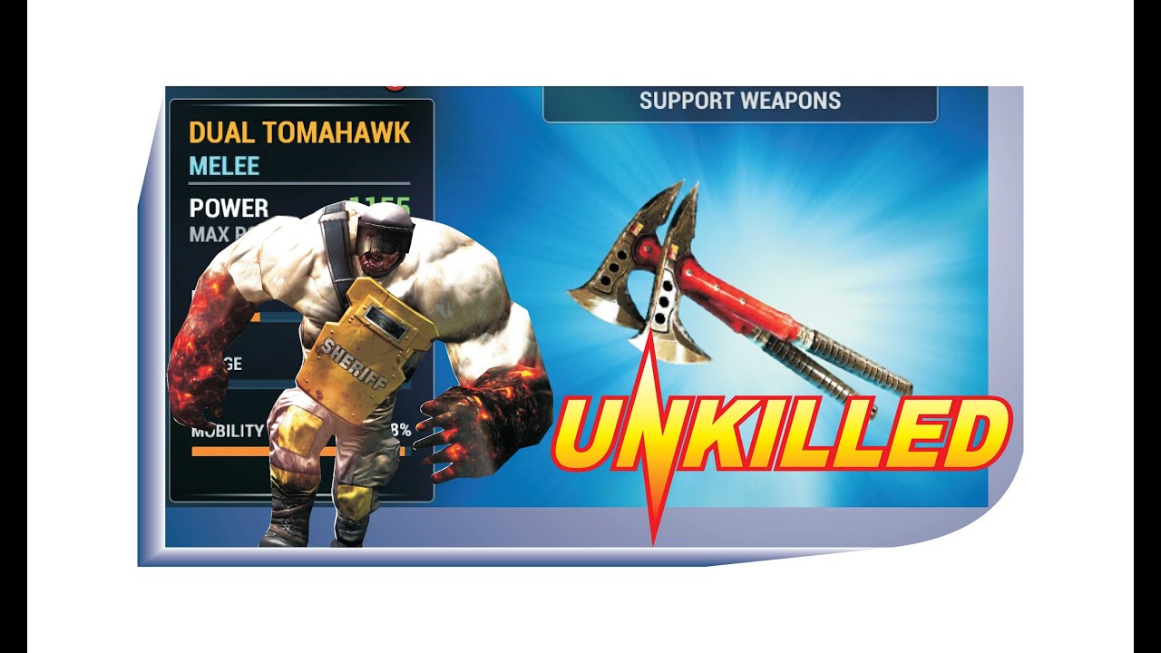 Unkilled Android Gameplay - Dual Tomahawk - Tactical Tomahawk Melee ...