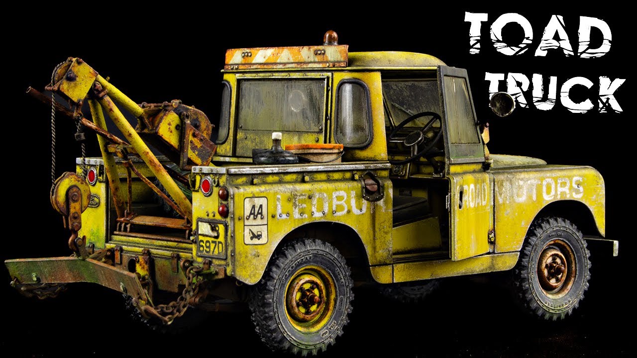 Let's Build: Old Land Rover Tow Truck! (AK-Interactive 1/35) - YouTube
