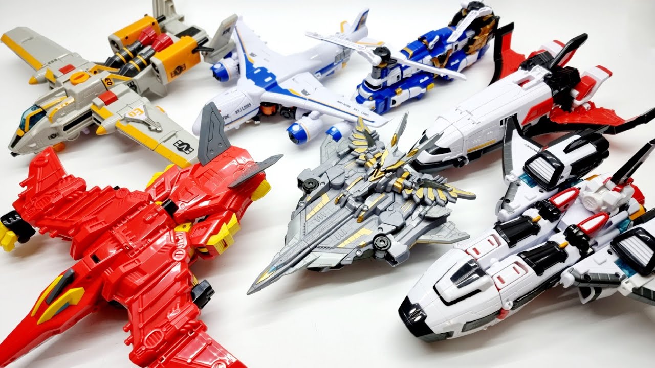 Tobot Rocket AirHyde Jet Thunder TwinBlade Silver Hawk MiniForce ...