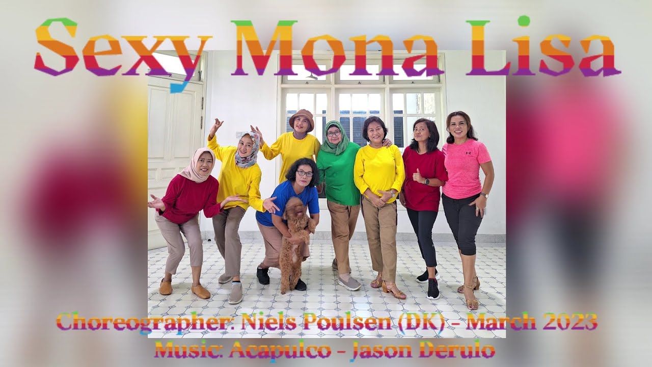 Sexy Mona Lisa Line Dance Niels Poulsen Dk Youtube