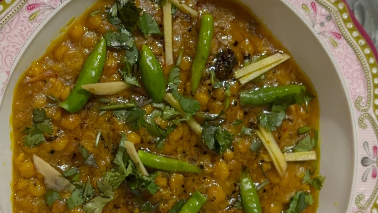 Dhaba style daal chana|chana daal easy recipe - YouTube