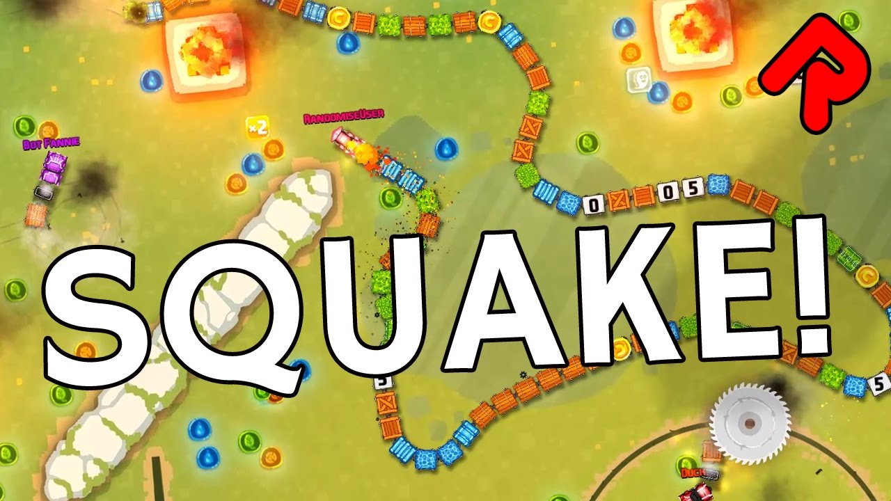 SQUAKE is Snake with Deathmatch, Domination & CTF! | Let's play Squake ...