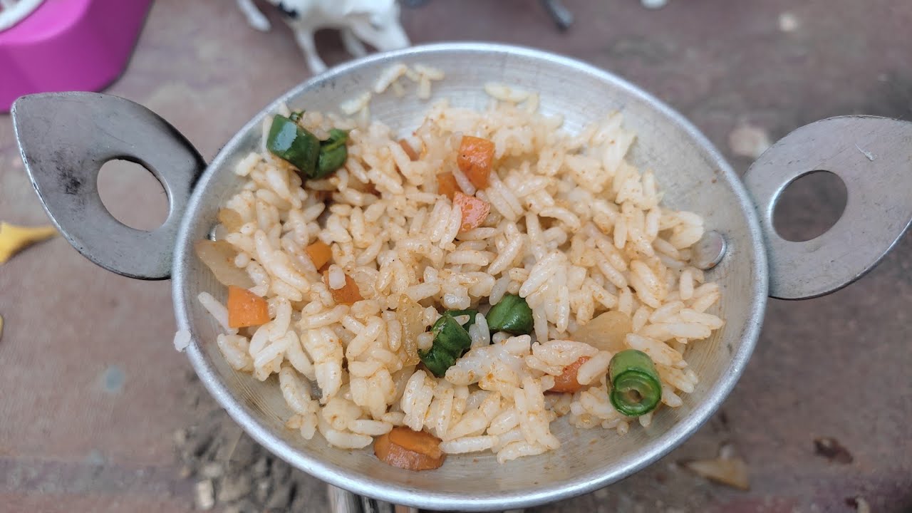 Minature cooking | Fried rice | Sasmitha Mini Chef | - YouTube