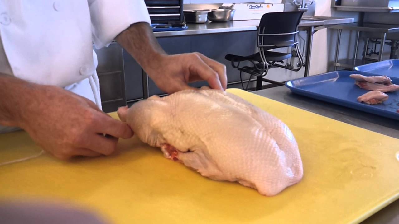 Chef Bruce Trussing a Duck - YouTube