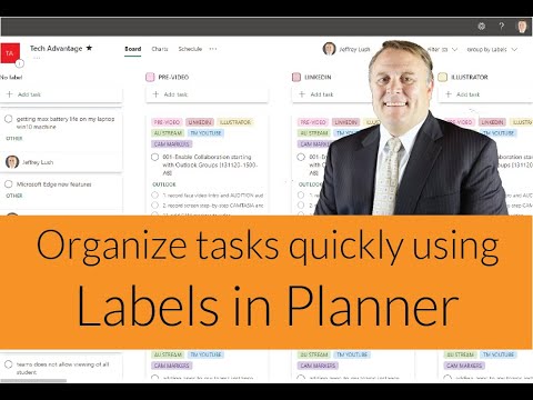Organize Planner tasks using Labels [210621-1700] - YouTube
