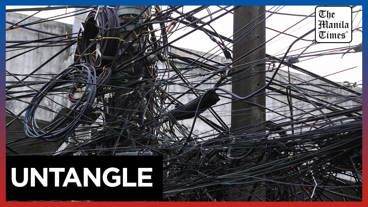 Telcos, power firms asked to fix 'spaghetti wires' - YouTube