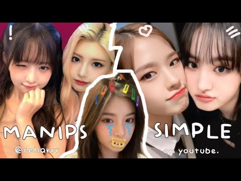 TUTORIAL MANIPS KPOP RP SUPER SIMPLE DAN GAMPANG!!! ver : nempel pipi ...