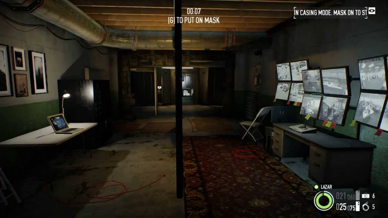 Payday 2 my vault and short tutorial how to brake doors with C4 - YouTube