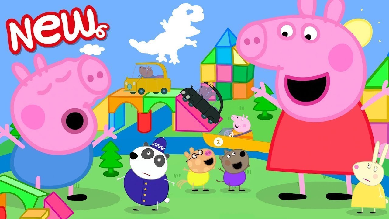 Peppa Pig Tales 🦖 Peppa And George Become Giants In Tiny Land 🏢 Peppa ...