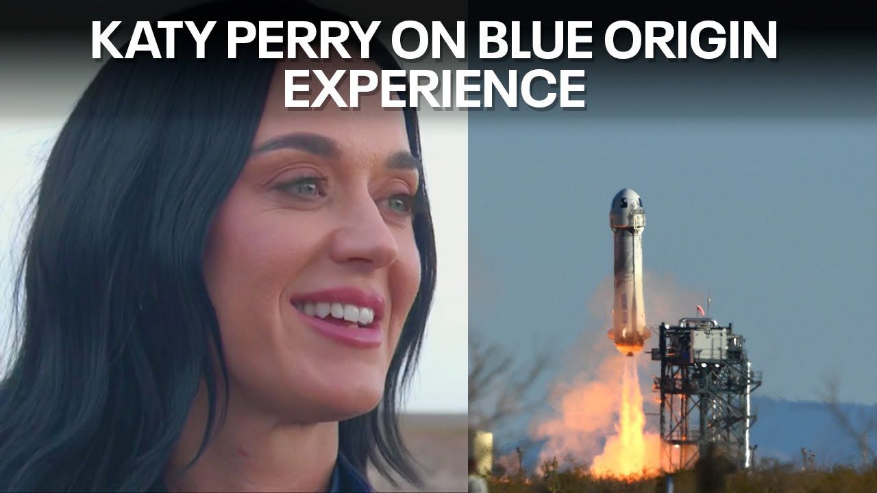 Katy Perry on Blue Origin launch experience - YouTube