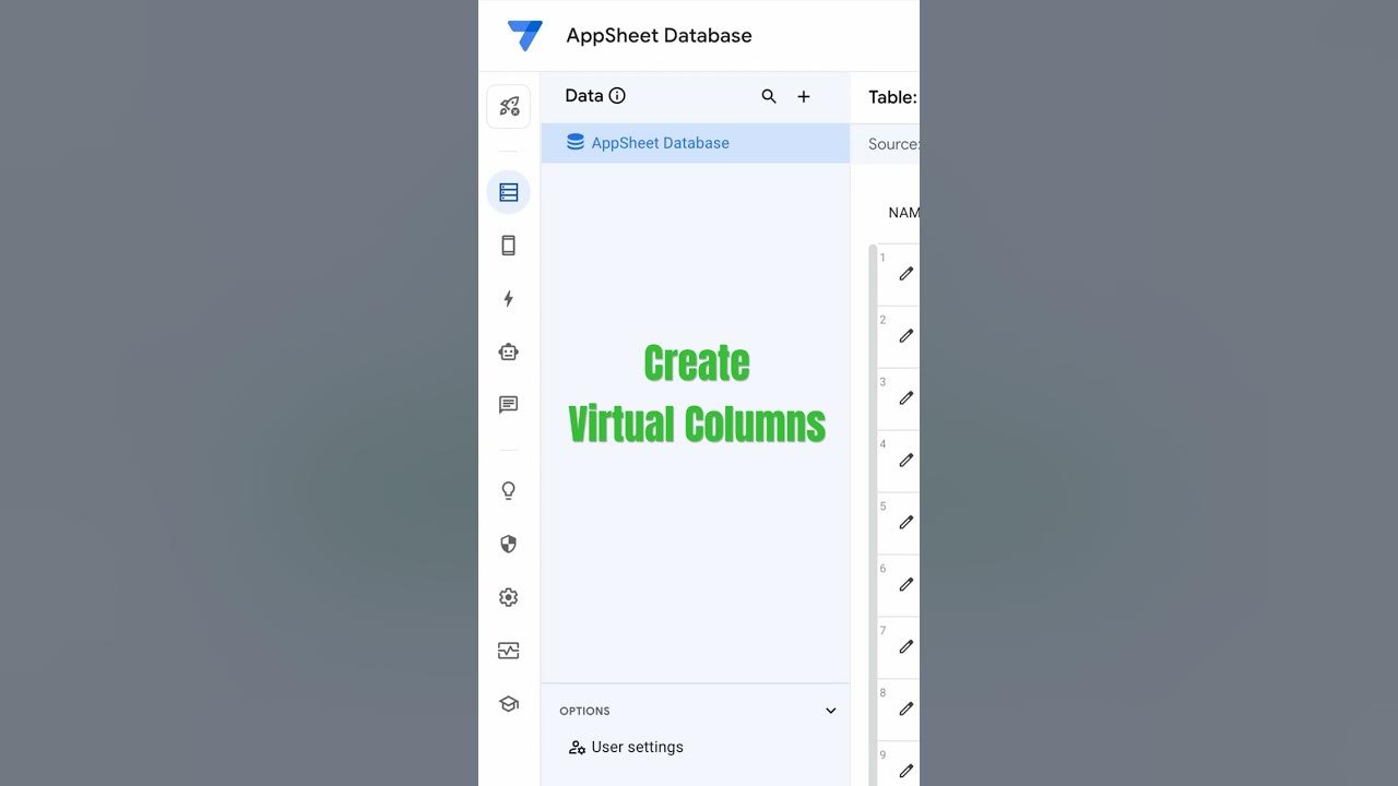 AppSheet JUST GOT A WHOLE LOT BETTER With Virtual Columns! - YouTube