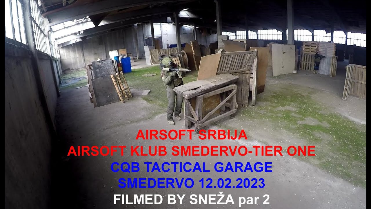 Airsoft Srbija Smederevo CQB Tactical Garage 12 02 2023 Filmed by Sneza ...