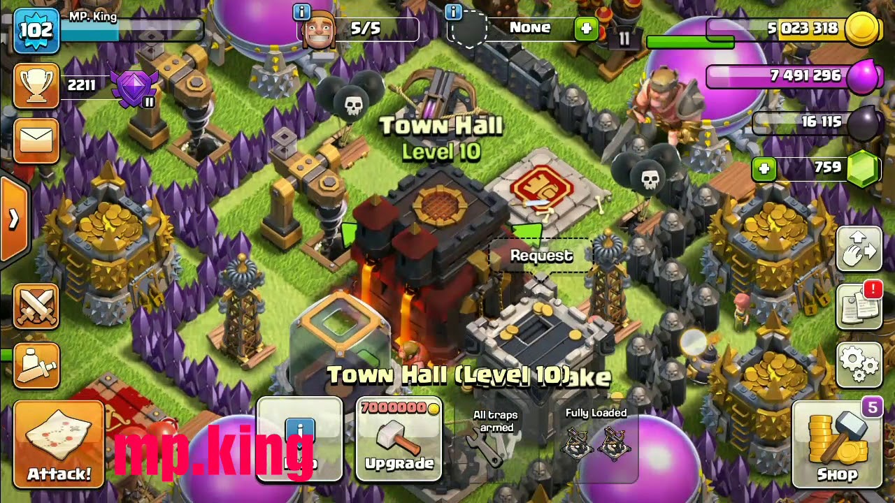 COC New town hall 10 update.... - YouTube