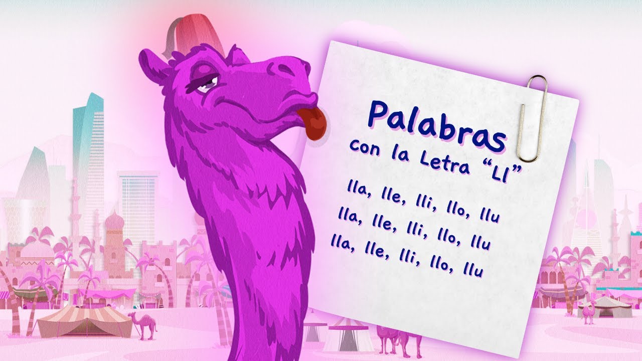 Letra Ll, aprende a leer palabras con lla, lle, lli, llo, llu |Animado ...