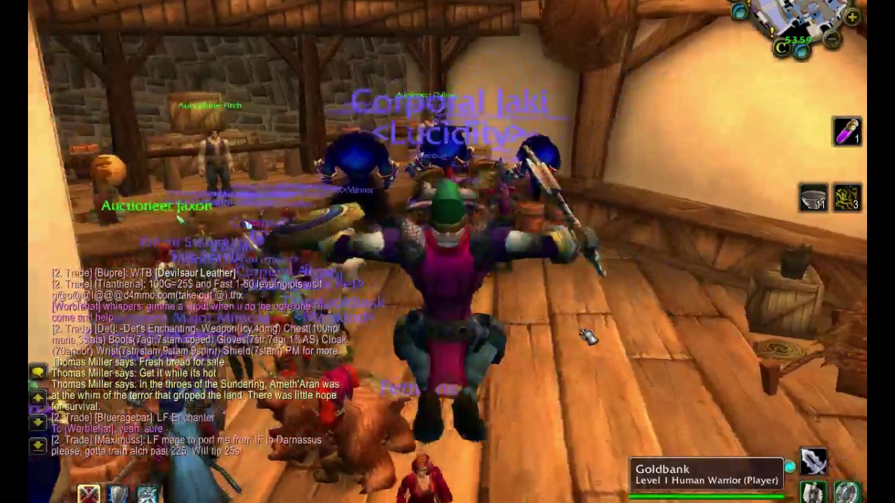 Zeth'Kur Alliance lvling Vanilla WoW - YouTube