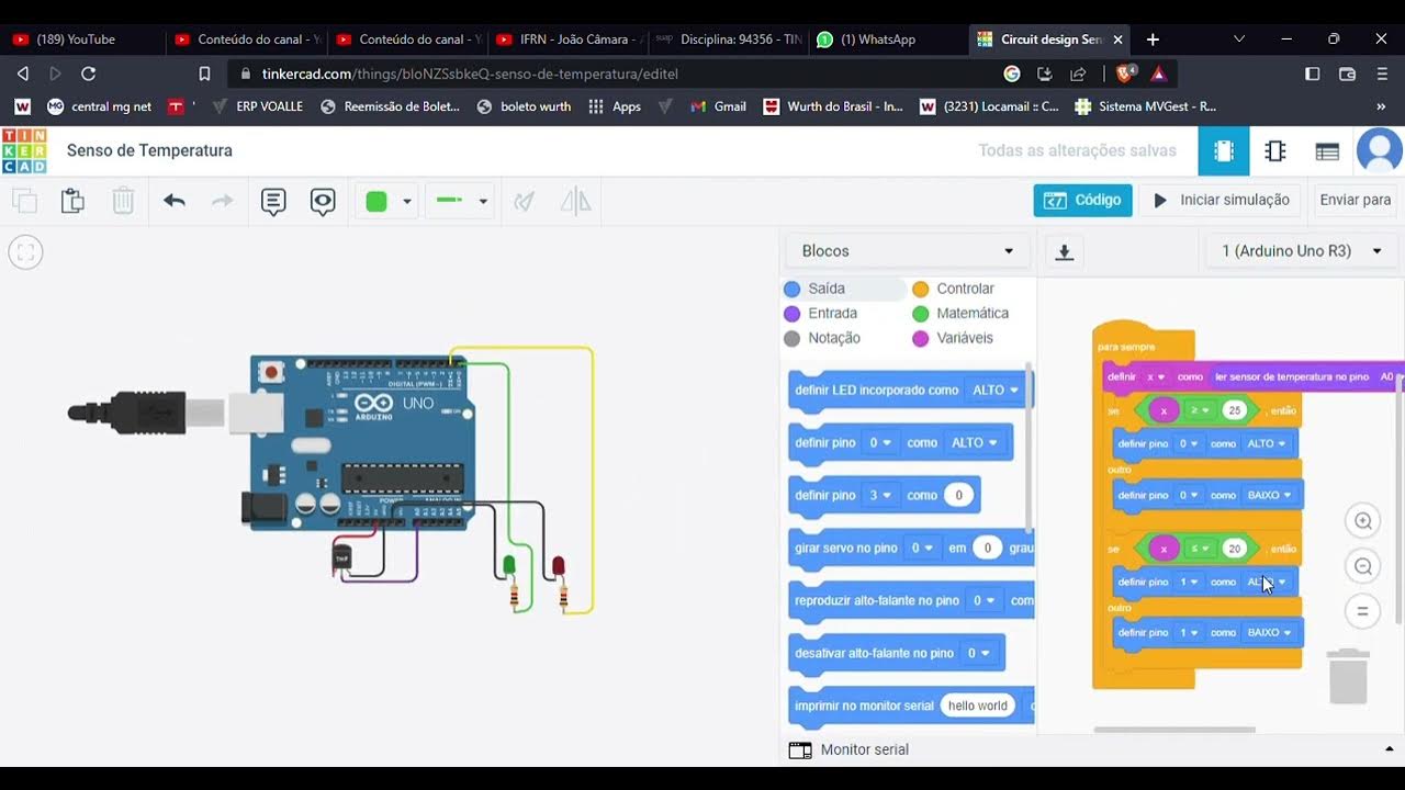 Lista de simulação de Arduino - YouTube