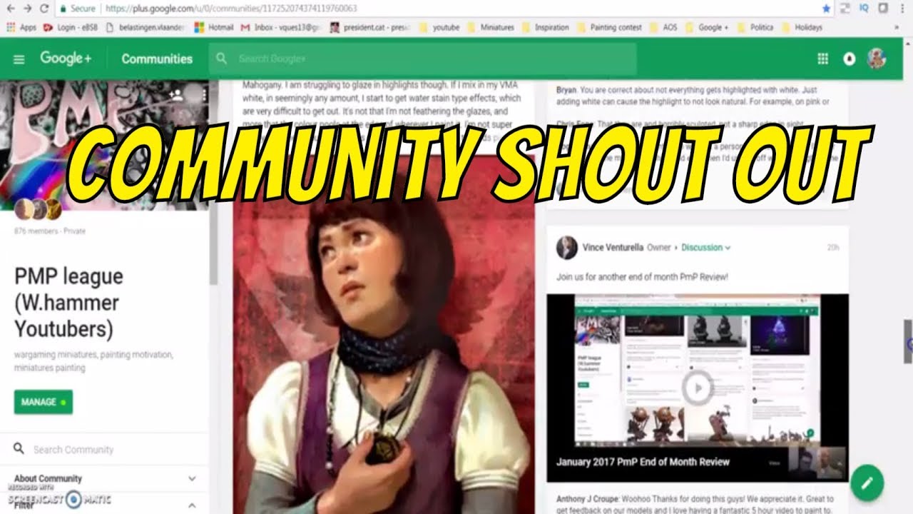Community Shout out - YouTube