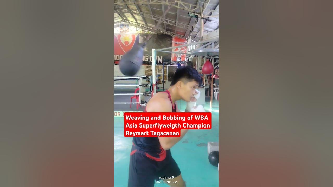 WBA Asia Superflyweight Champion Reymart Tagacanao/Weaving and Bobbing Boxing Defense/# ...