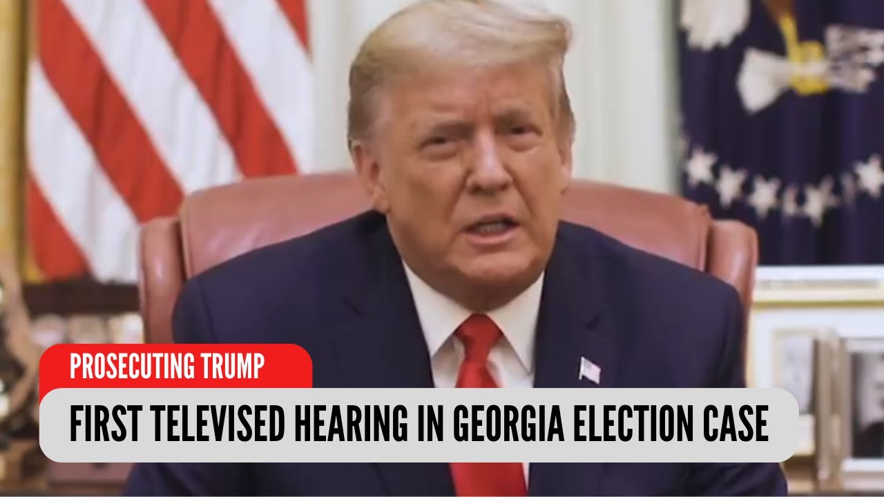 Donald Trump | First Fulton County Case hearing | Georgia Election Case ...