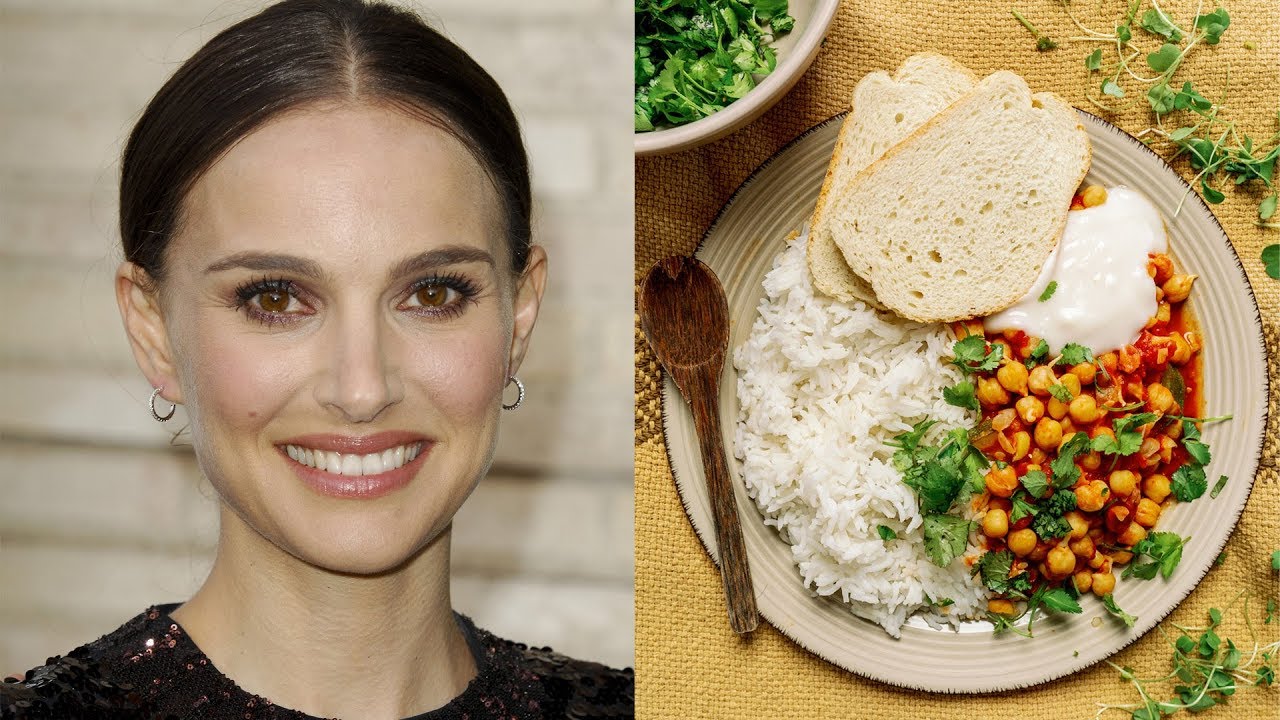 Natalie Portman's Favorite Vegan Homemade Recipe - YouTube