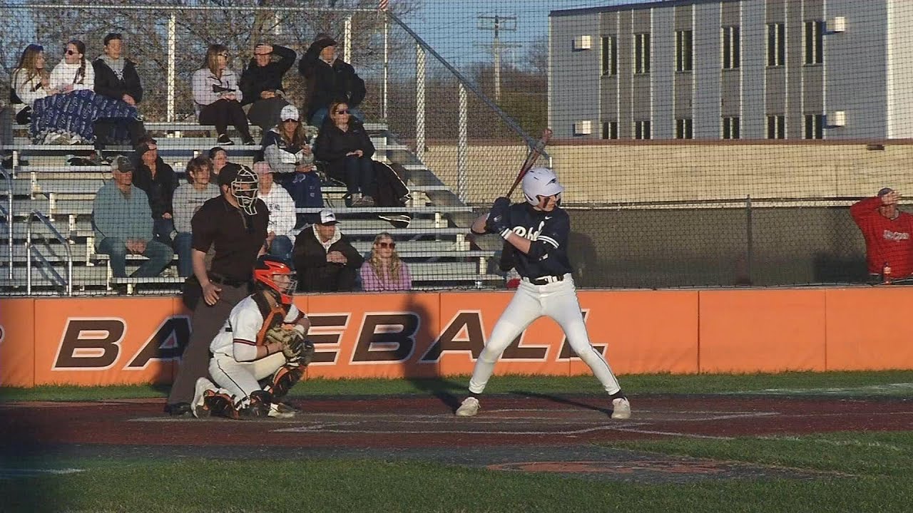 Champlin Park Baseball Beats Osseo 8-2 - YouTube