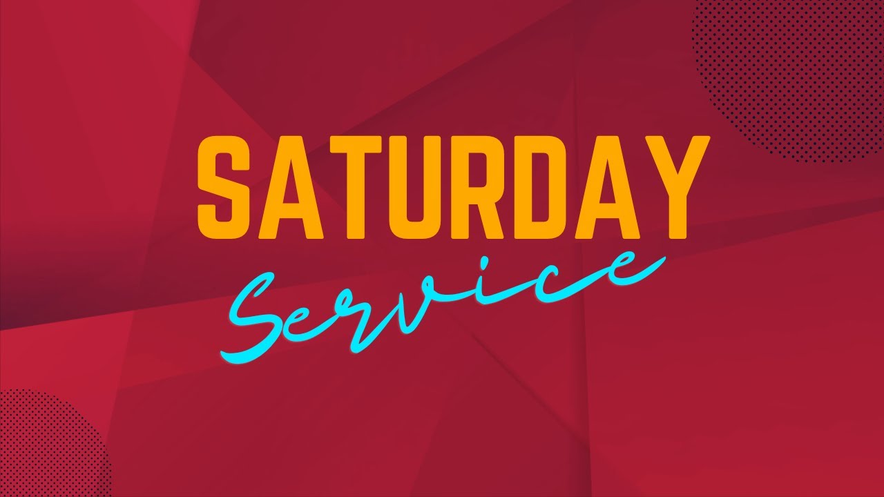 Saturday Service | 30 Mar 2024 - YouTube