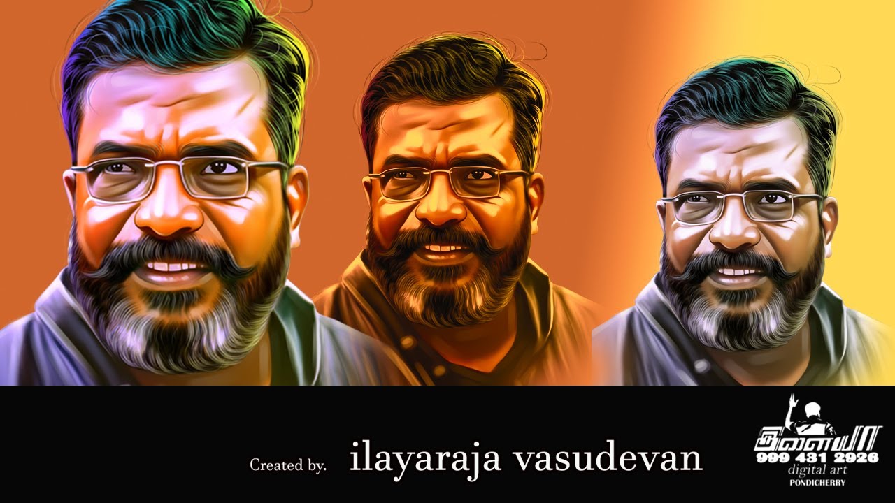 Tholl/ Thirumavalavan / Digital painting/ Beginners /Tamil and English ...