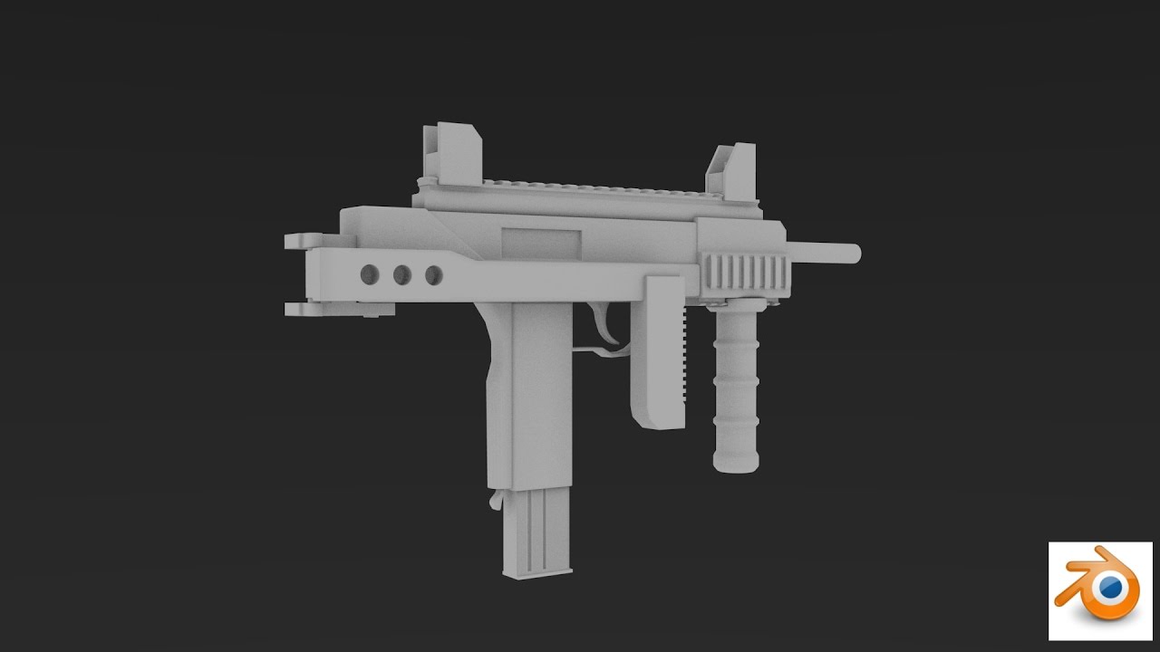 Modeling SAM X9 SMG in Blender 2.78; final part ; Request - YouTube