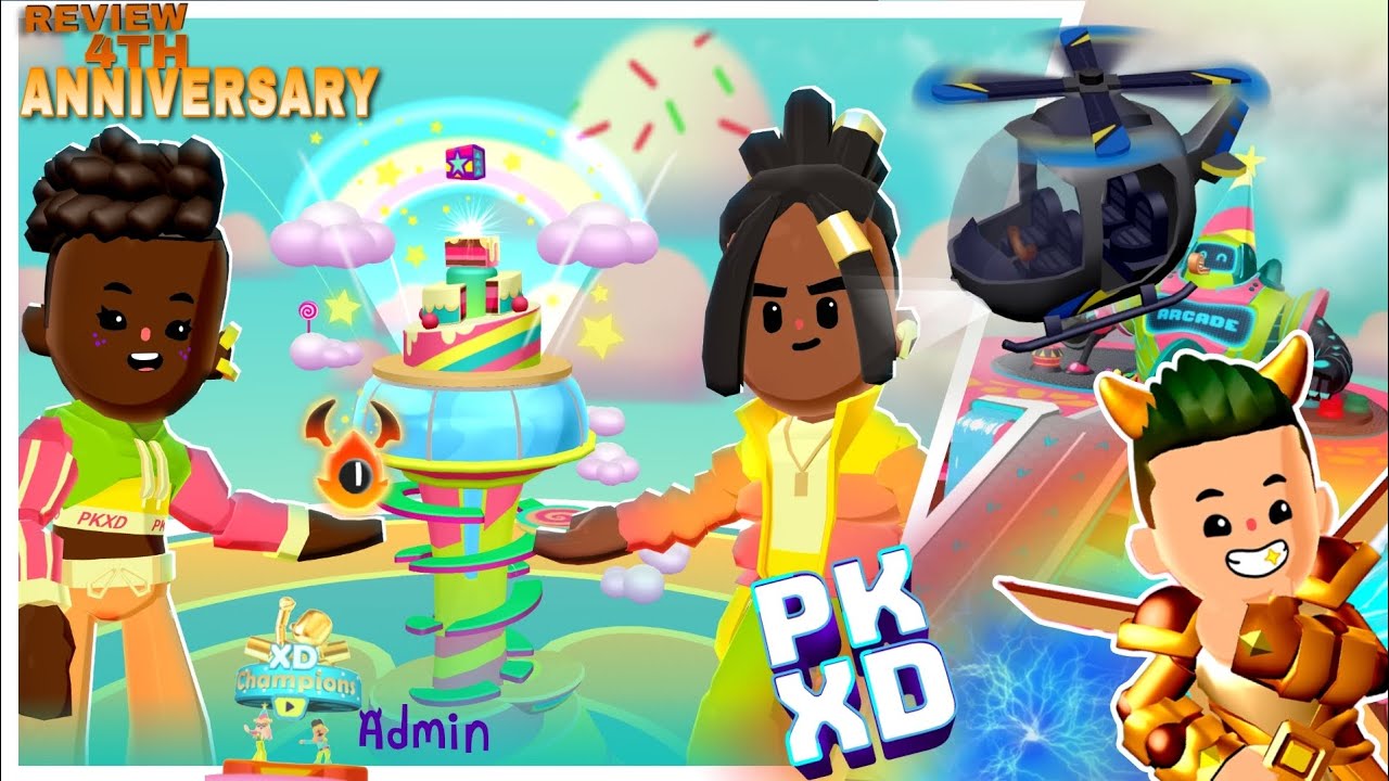 Let's Celebrate PK XD 4th Anniversary | update Review | New Helecopter ...