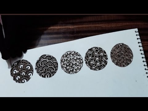 Filler Elements For Mehndi Design/Basic Filling Mehendi Design/Asma ...