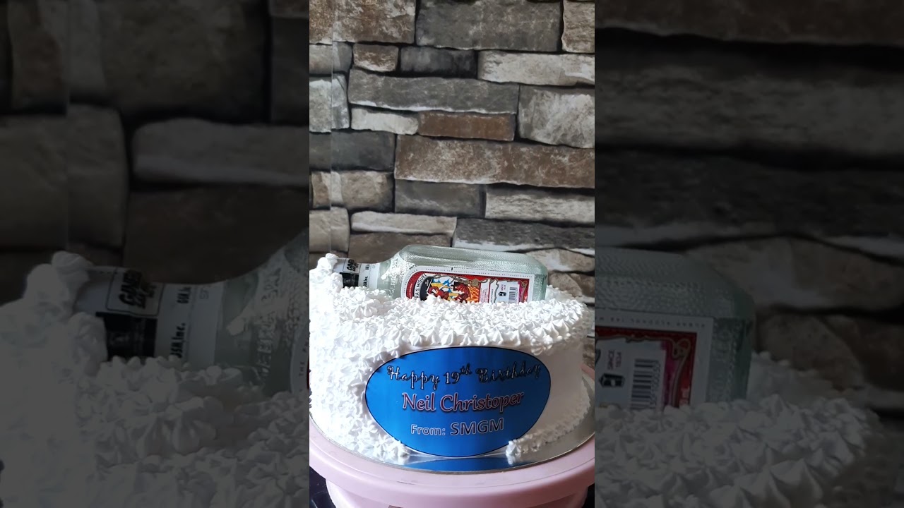 2x2 gin themed cake - YouTube