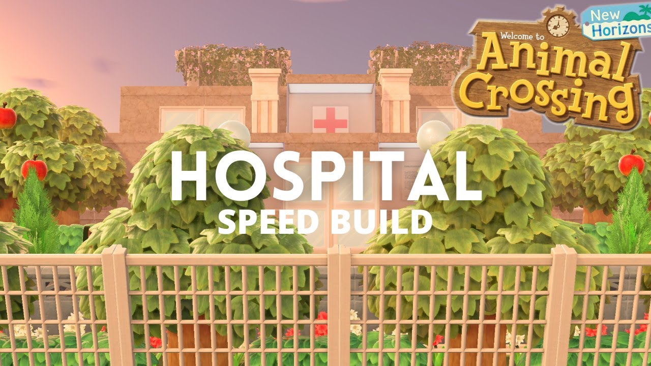 🚑 Haciendo un HOSPITAL realista 🚑 | Speed Build | Animal Crossing New ...
