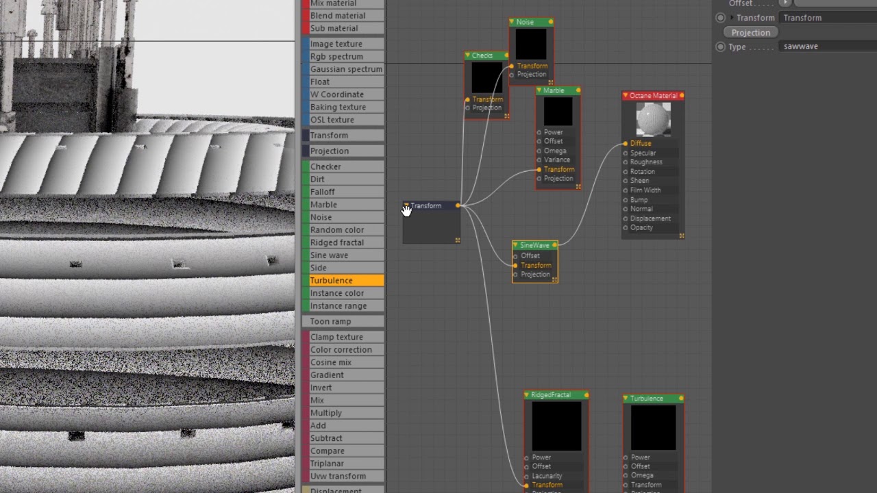 OctaneRender For Cinema 4D Lesson 7.3: Octane Procedural Textures - YouTube