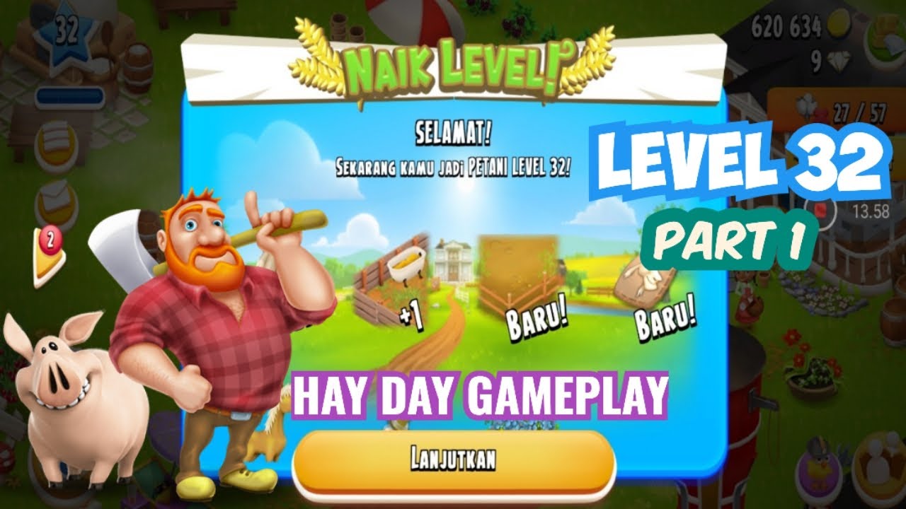 HAY DAY GAMEPLAY LEVEL 32 PART 1 - YouTube