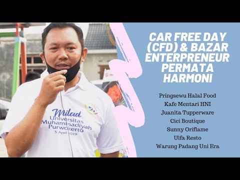 Car Free day (CFD) | Bazar Enterpreneur | Permata Harmoni Purwokerto | Pringsewu | Shopping & Review