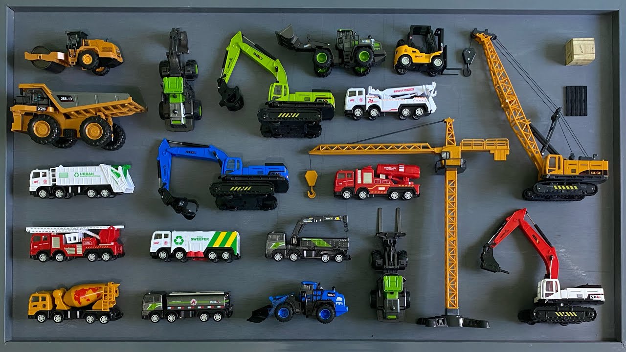 Koleksi Alat Berat Mini – Excavator, Wheel Loader, Beko, Dump Truck ...