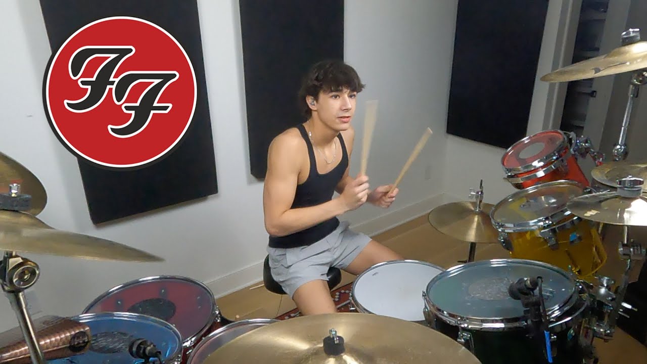 Rope - Foo Fighters - Brandon Horn (Drum Cover) - YouTube