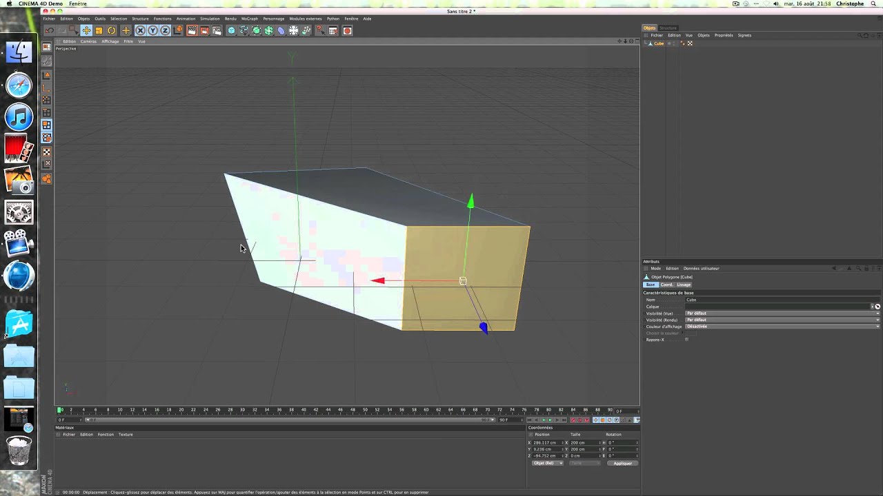 TUTO l'interface de Cinema 4D (HD) - YouTube