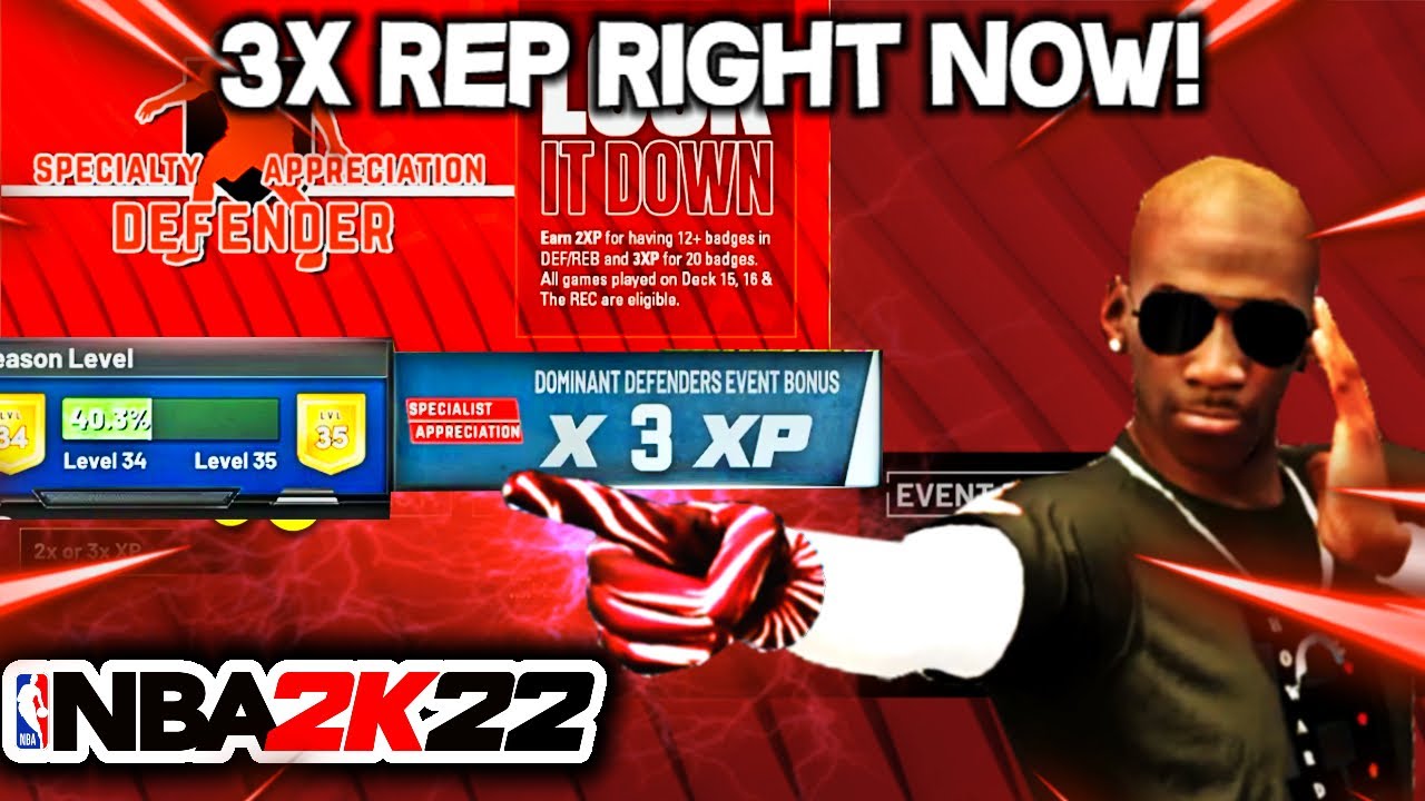 NBA 2K22 HOW TO GET 3X REP RIGHT NOW IN SPECIALIST APPRECIATION ...