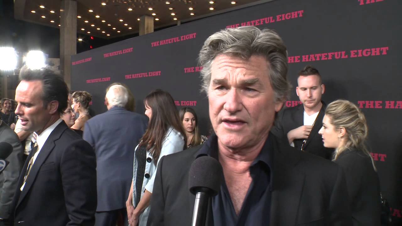 The Hateful Eight: Kurt Russell Red Carpet Premiere Interview ...