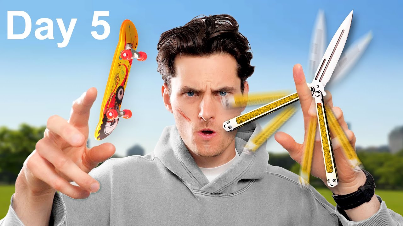 I Tried To Master 5 Skill Toys In 5 Days - YouTube