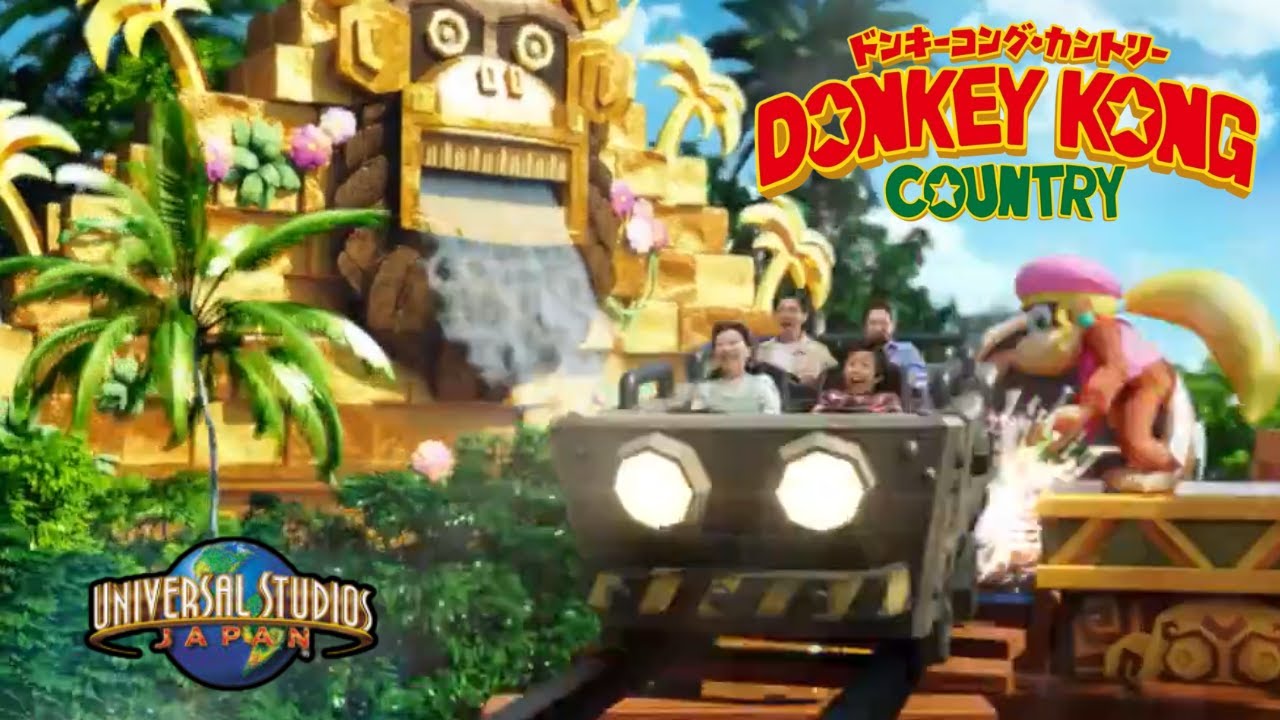 NEW Donkey Kong Country Commercial! | Universal Studios Japan - YouTube