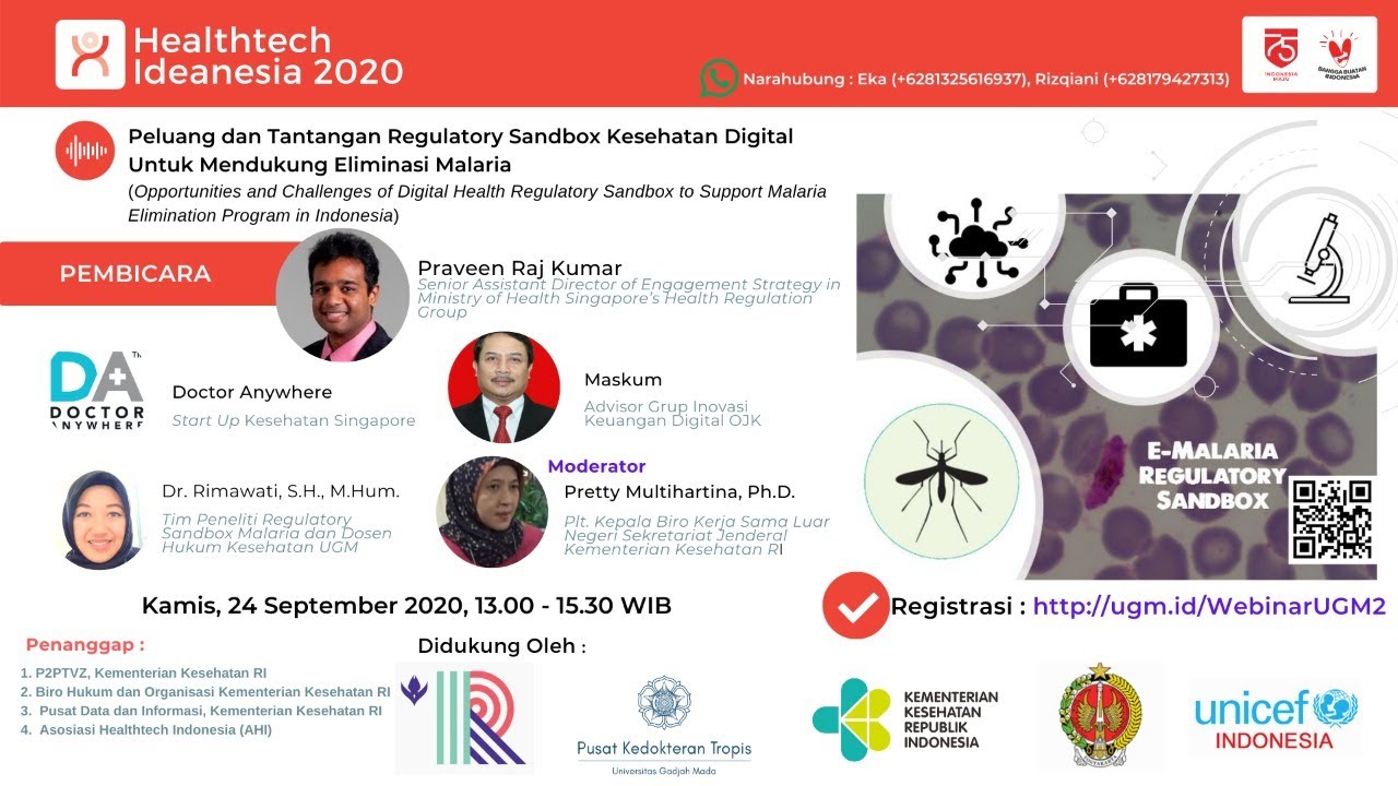 Healthtech Ideanesia 2020 September 24 Webinar Regulatory Sandbox ...