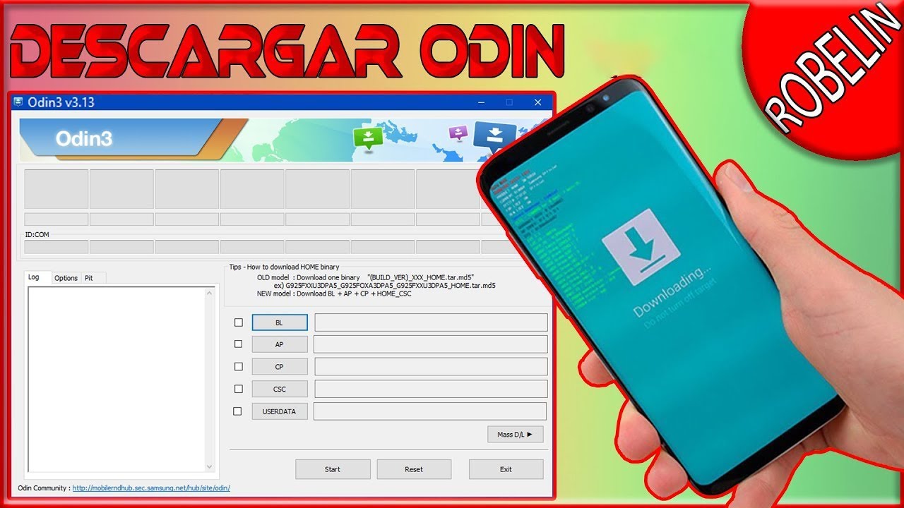 descargar odin ultima versión - YouTube