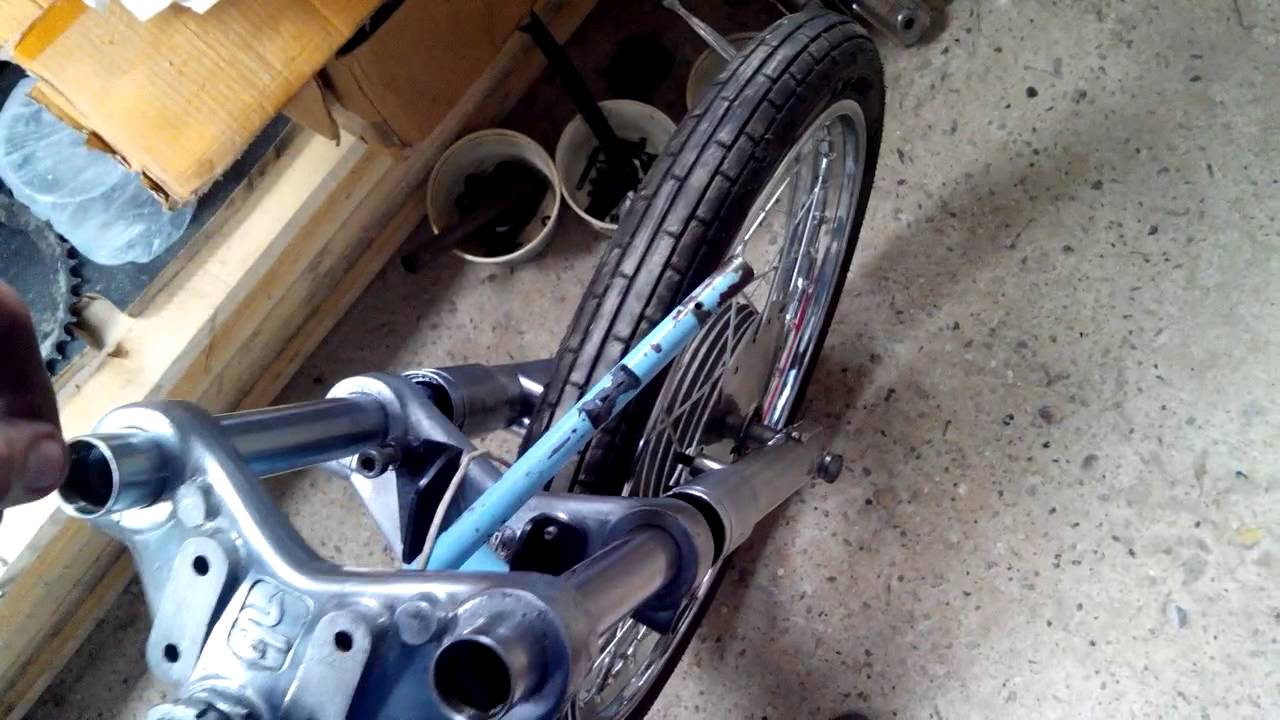 Tomos D6 - Petko131 prednja viljuska - YouTube