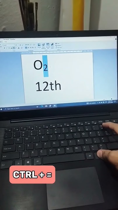 MS Word shortcut keys 🔑 (subscript & superscript) #youtubeshorts # ...