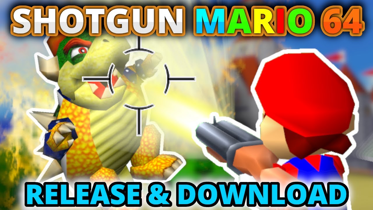 Shotgun Mario 64 - Nintendo 64