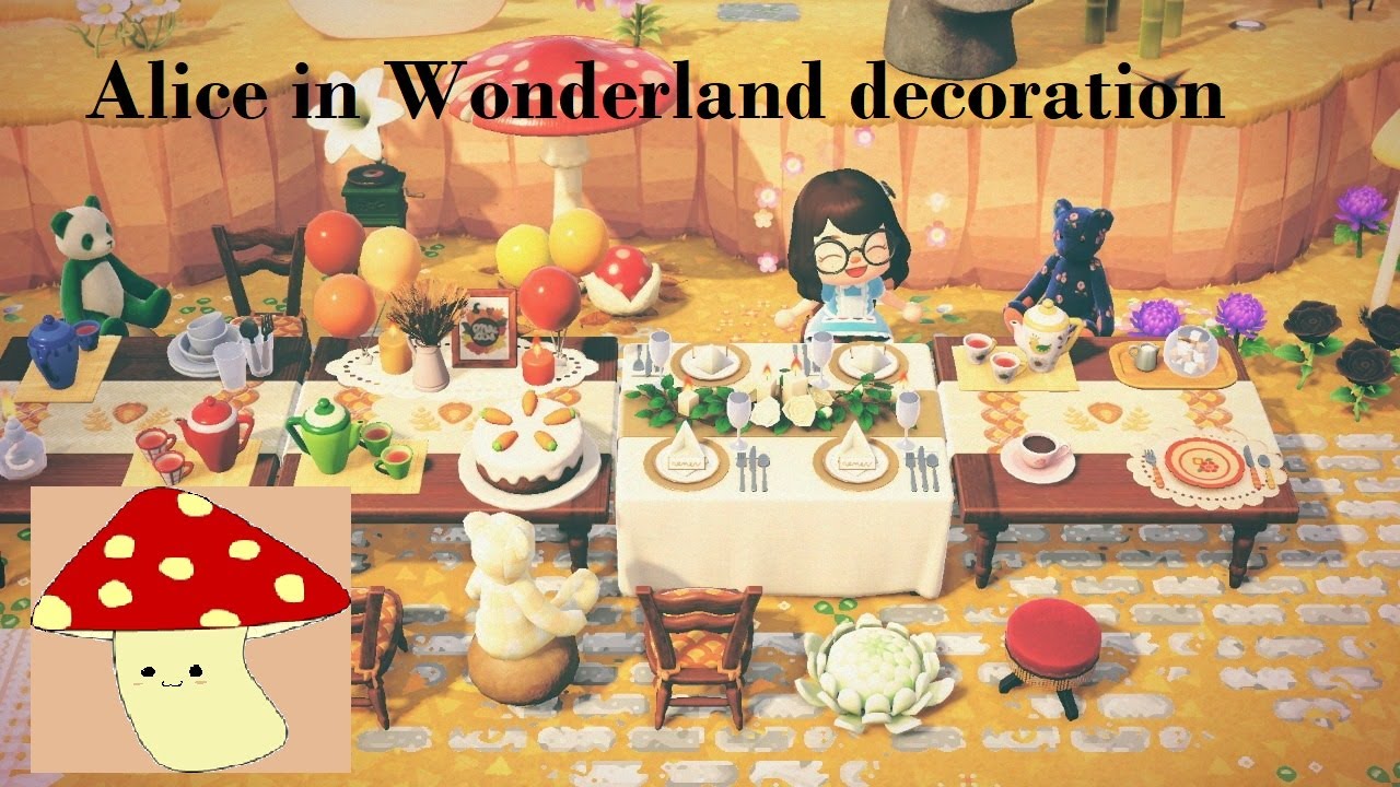 Alice in Wonderland Inspired Decorating ACNH - Dotty - YouTube
